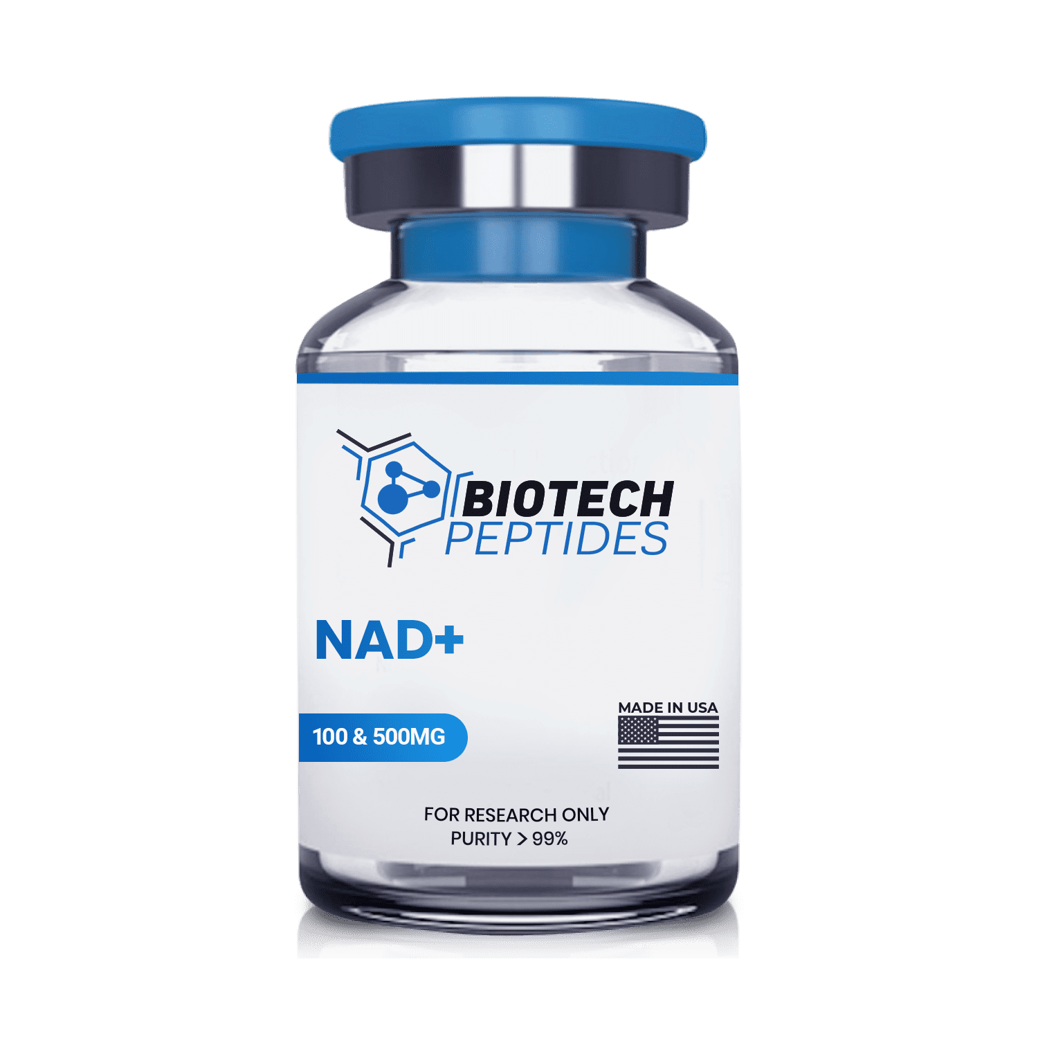 Buy NAD+ Peptide (100mg & 500mg) - BiotechPeptides