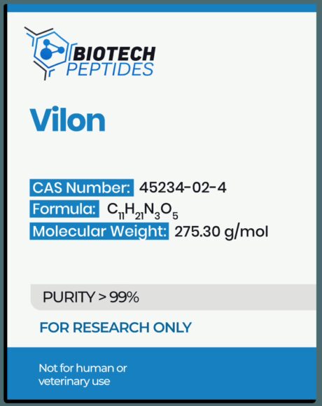 Vilon Peptide and Cell Aging - Biotech Peptides